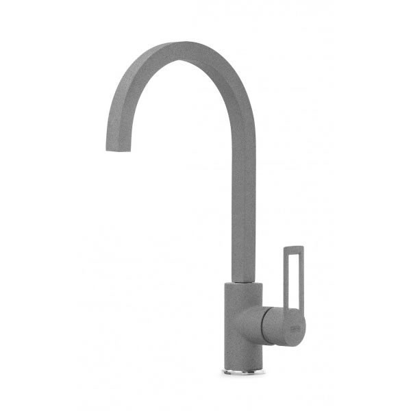 Baterie bucatarie Elleci Bridge, Titanium M73, monocomanda, cartus ceramic